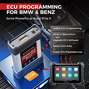 Autel Maxicom MK908 Pro II Scanner 2024, Same As Maxisys MS908S PRO II with J2534 Programming, AutoScan 2.0,ECU Program Coding As MS Ultra Elite II Pro, Bi-Directional, 38+ Services, Android 10 FCA