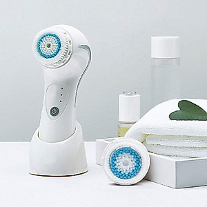 Compatible Replacement Facial Cleansing Brush, Skin Brightening, Deep Pore Face Brush Head Replacement as Facial Cleaning Tool for Clogged and Enlarged Pores(4-Pack)