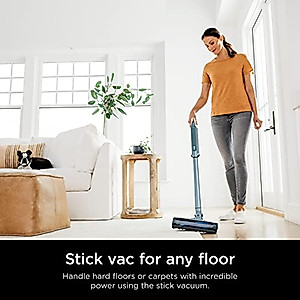 Shark WS642BL WANDVAC System Pet Ultra-Lightweight Powerful Cordless Stick Vacuum with Charging Dock, Blue, 0.013 Qt. Capacity