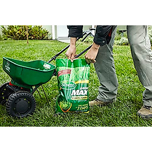 Scotts Green Max Lawn Food, Lawn Fertilizer Plus Iron Supplement for Greener Grass, 5,000 sq. ft., 16.67 lbs.