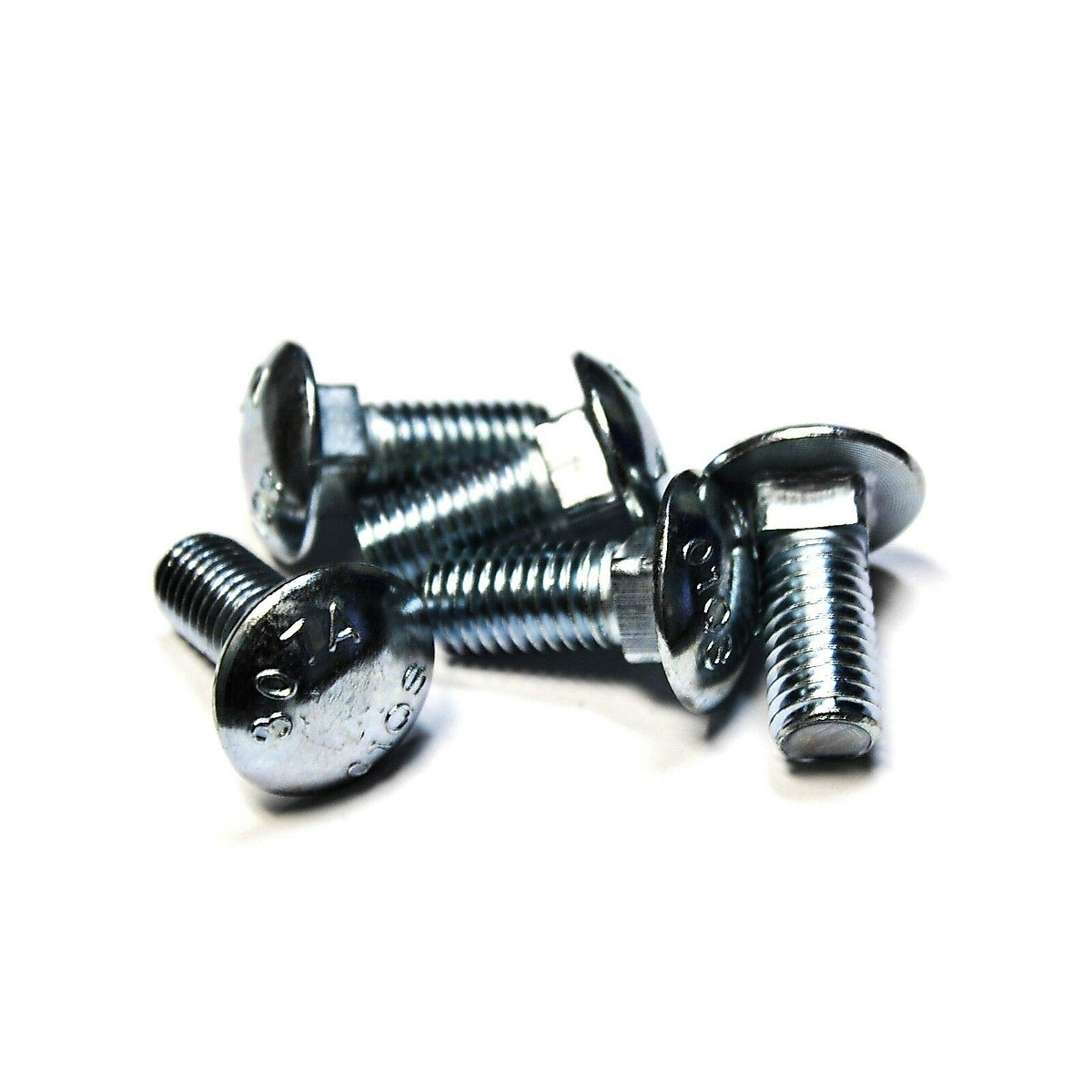 (5 pcs) 1/2"x1-1/2" Carriage Bolts - Zinc
