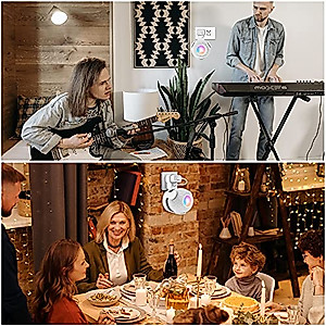 V-MORO HomePod Mini Wall Mount Holder, Outlet Mount Stand Hidden Cable Management for Apple HomePod Mini Smart Speaker Shelf Without Messy Wires Excellent Space Saving Punch-Free 2-Pack White