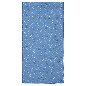 Gerber Boys Newborn Infant Baby Toddler Nursery 100% Cotton Flannel Receiving Swaddle Blanket, Dinosaur Blue, 5 Count (Pack of 1)