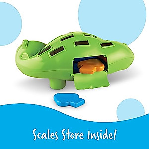 Learning Resources Steggy The Fine Motor Dino - 11 Pieces, Ages 18+ Months Toddler Learning Toys, Fine Motor and Sensory Toy, Toddler Montessori Toys, Dino Toys, Preschool Toys