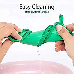 AAOCLO Upgraded Exfoliating Glove, Sponge Bath Wipe Gloves, Painless Back Scrub, Bath Towel, Mud Scrub Towel, Bath Artifact
