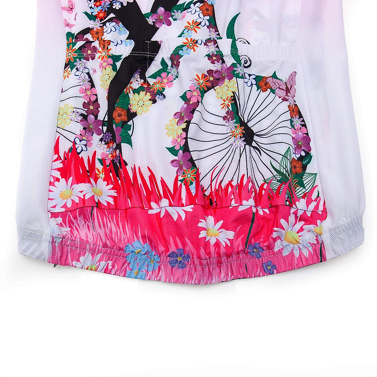 Weimostar Women's Cycling Vest Half Zipper Sleeveless Bicycle Jersey MTB Bike Shirt Pink Size M