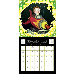 Rick and Morty 2019 Calendar