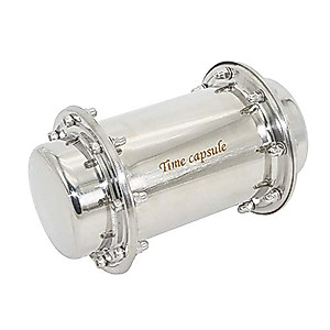Jasni Time Capsule Stainless Steel Waterproof Container(7.6 Inch)