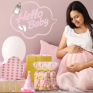 100 Pcs Little Pumpkin Bags Fall Cellophane Bags Plastic Pumpkin Candy Bags Pumpkin Cello Bags Goodie Treat Bags with Gold Twist Ties for Autumn Theme Party Supplies Thanksgiving Party Decorations