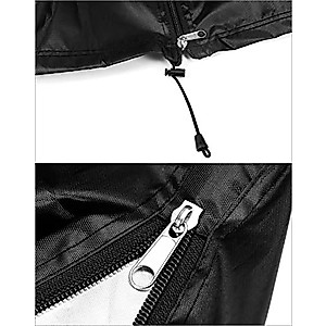 Qwork Storage Shelving Unit Cover, Wire Rack Cover for Shelf 36X14X72in, 210D Oxford Cloth, to Keep Rack Clean, for Your Home, Office, Storage and Garage, Black Cover Only