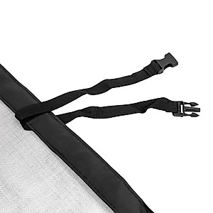 Magnetic Garage Door Screen 10x8ft, Durable Fiberglass Garage Hand Free Doors Screen with Powerful Magnets, Easy Assembly