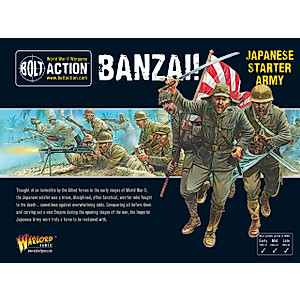 Bolt Action Banzai! 1,000PT Imperial Japanese Army Starter Army, 28mm Wargaming Miniatures