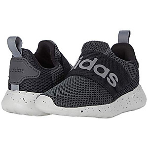 adidas Lite Racer Adapt 4.0 Running Shoes, Grey/Grey/Black, 2 US Unisex Little Kid