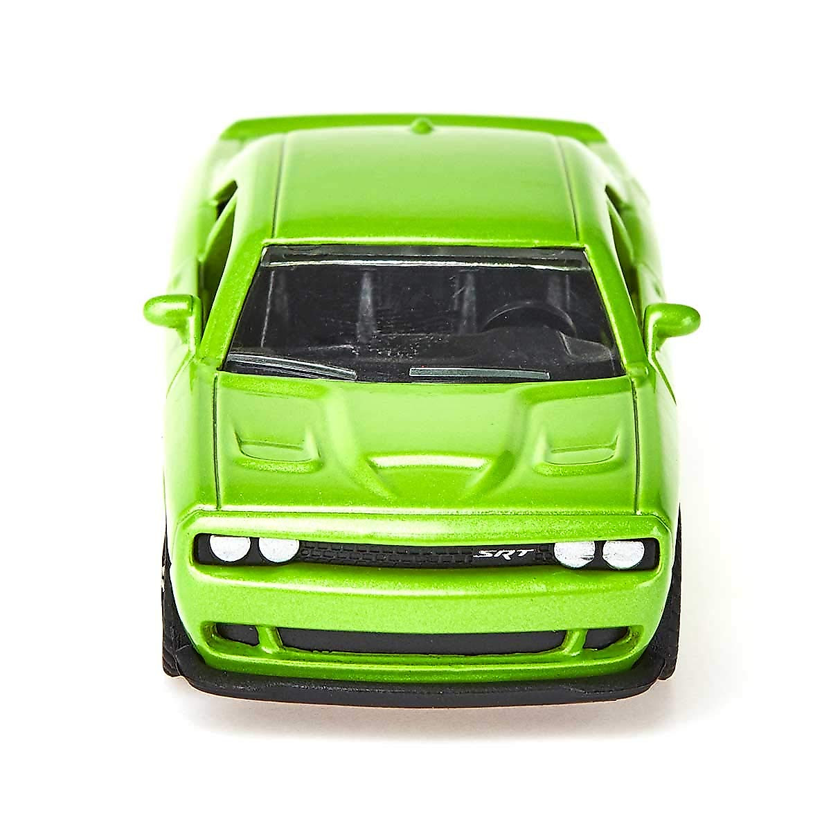 Siku 1408, Dodge Challenger SRT Hellcat, Metal/Plastic, Green, Opening Doors, Toy car for Children