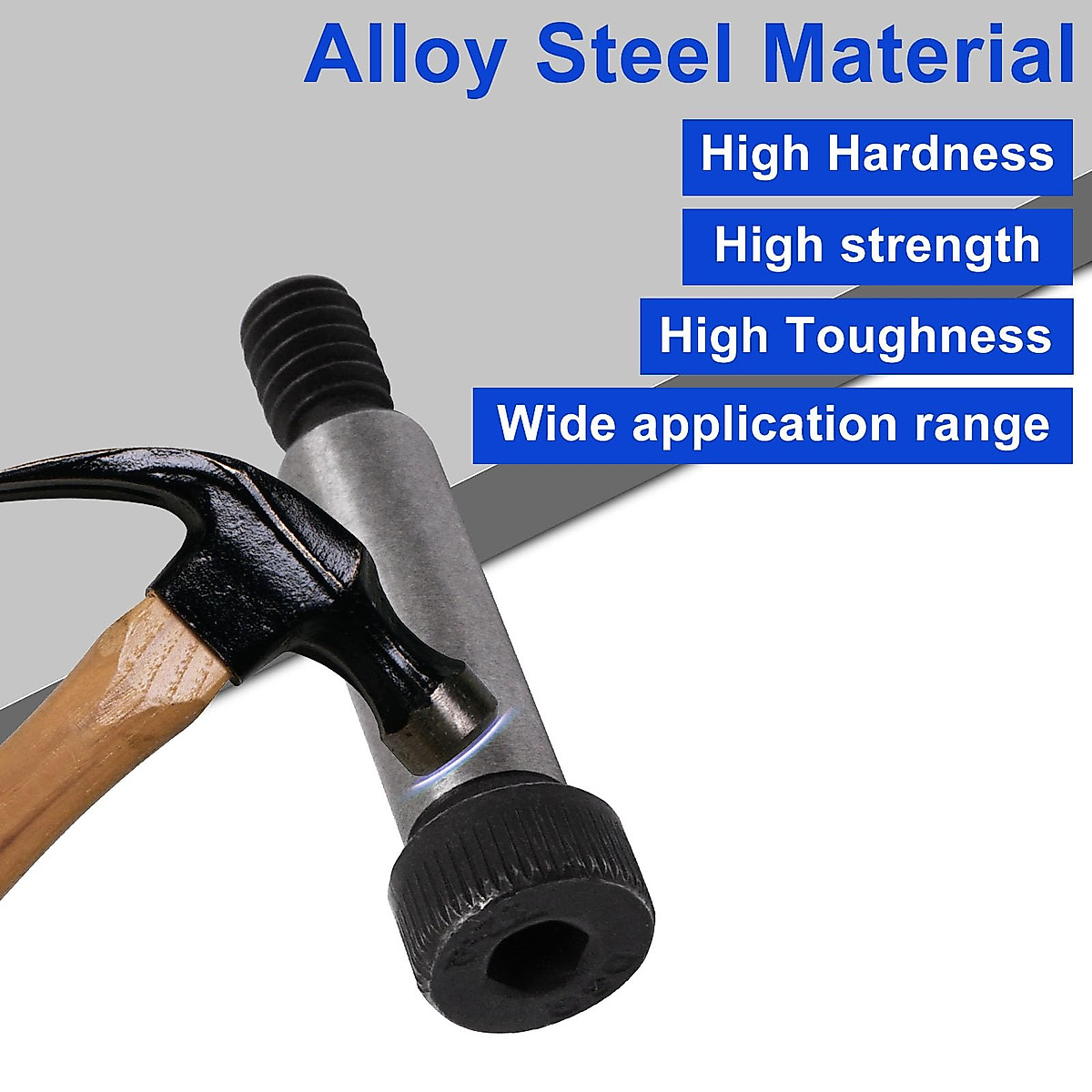 S SYDIEN 6Pcs Alloy Steel Shoulder Bolt 1/4" Shoulder Dia 1" Shoulder Length 10-24 UNC Thread