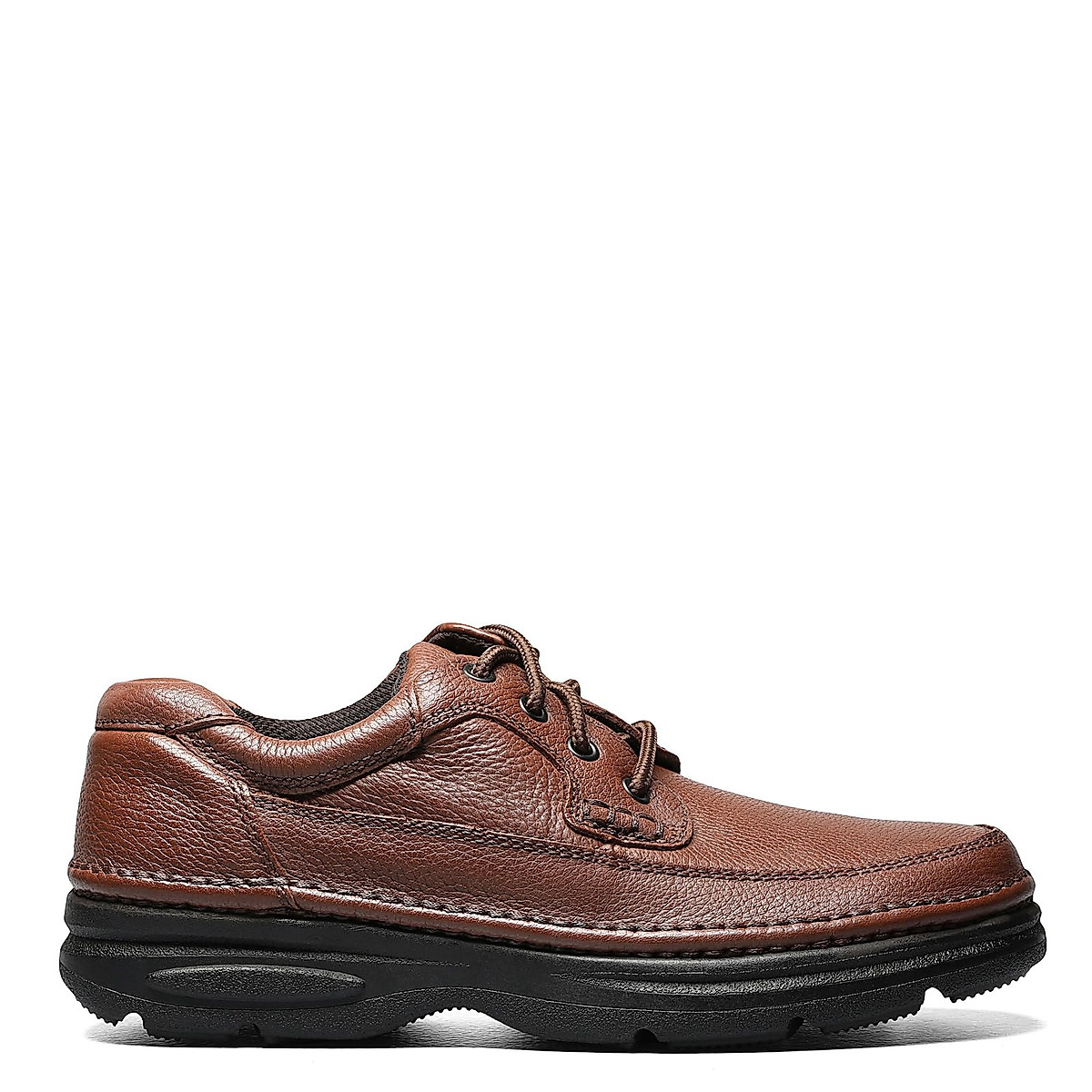 Nunn Bush Men's Cameron Moc Toe Oxford with Comfort Gel Footbed, Brown, 10 Wide