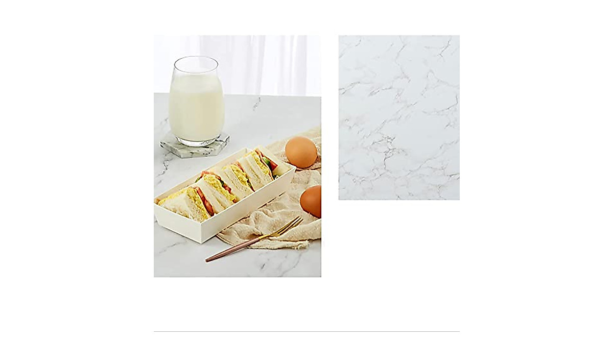 2 PCS Marble Photo Backdrop Boards for Flat Lay Photography