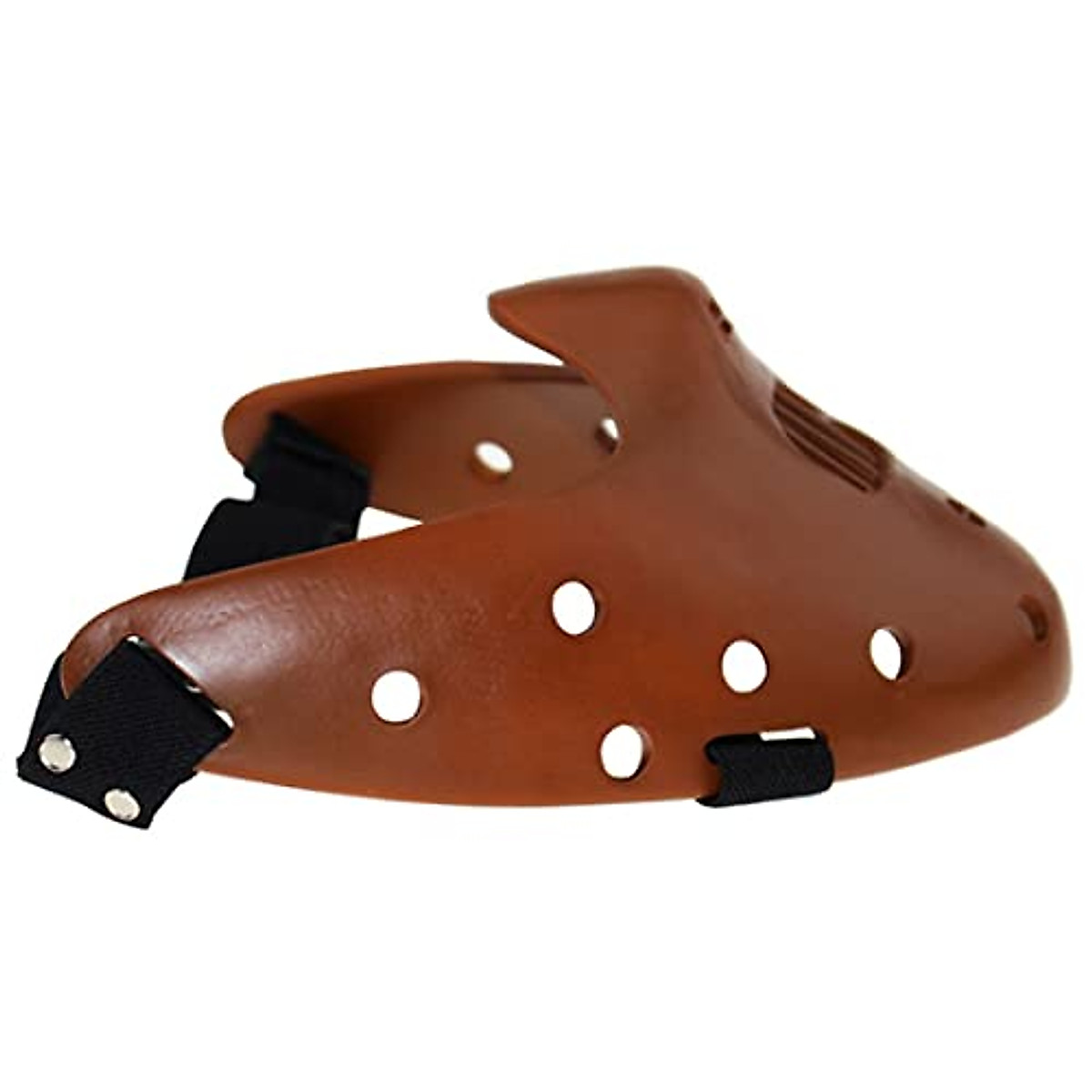 Hannibal Lecter Mask Cosplay The Silence of The Lambs Half Face Killer Prop Resin (Coffee)