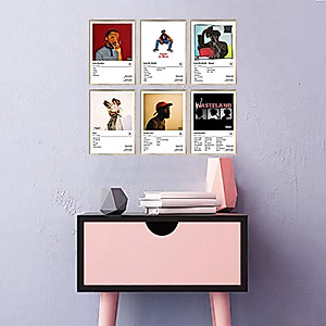 Hulilis Brent Faiyaz Music Album Cover Posters Print Room Aesthetic Dorm Decor HD Print Aesthetic Pictures for Living Room Bedroom Music Classroom Wall Art Decor Set of 6 Unframed 7x10 inch
