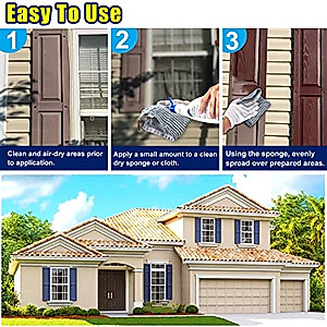 RENOVADOLT Outdoor Color Restorer 16.5oz Plastic Vinyl Shutter Restorer Faded Sun-Damaged and Oxidized Possessions and Protects from Future Wear