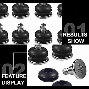 60 Pcs Hard Disk Damping Screw DIY Hard Drive Screw Hard Drive Screws Electronic Repair Screw Motherboard Screw Computer Screw Laptop Screw Hard Drive Repair Screw