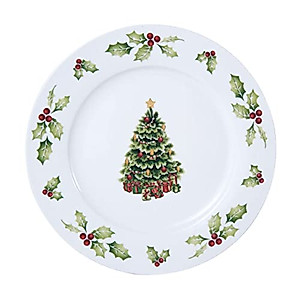 Pfaltzgraff Christmas Day Dinnerware Set, Service For 8, White