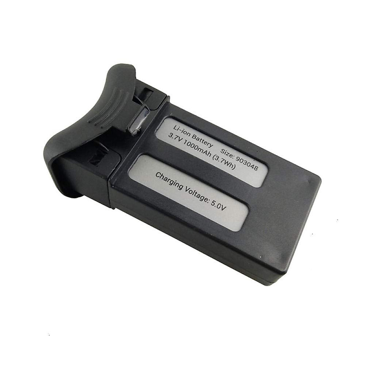 GzxLaY High-Performance Battery Backup Original 3.7V 1000mAh lipo Battery for SJRC S20W T25 Four-axis Drone Spare Parts Remote Control Aircraft Rechargeable Battery-2Pcs