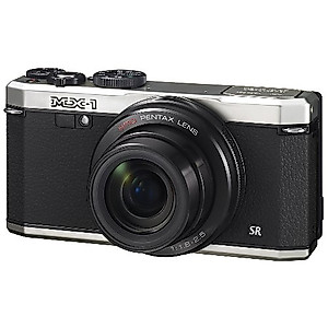 Pentax MX-1 Silver 12MP Digital Camera with 4x Optical Image Stabilized Zoom and 3-Inch LCD Display (OLD MODEL)