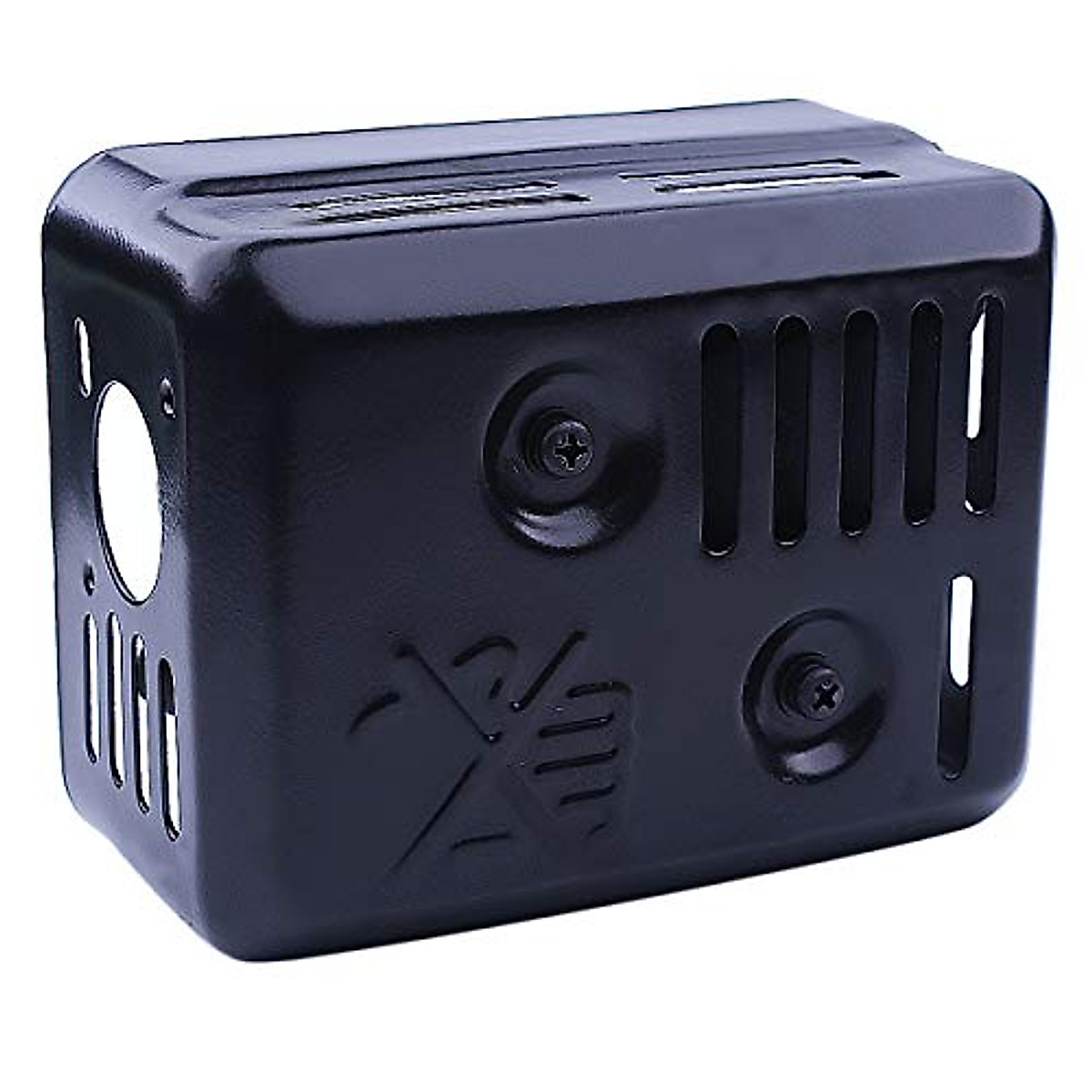 Adefol Muffler Exhaust Assembly with Exhaust Pipe for Honda GX160 GX200 5.5hp 6.5hp Engine Replacement Parts for 18300-ZE1-900 Garden Power Tools