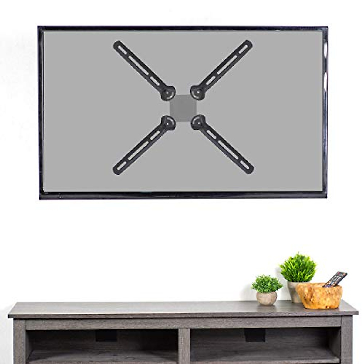 VIVO Steel VESA Mount Adapter Plate Brackets for LCD Screens, Conversion Kit for VESA up to 400x400mm, MOUNT-AD4X4