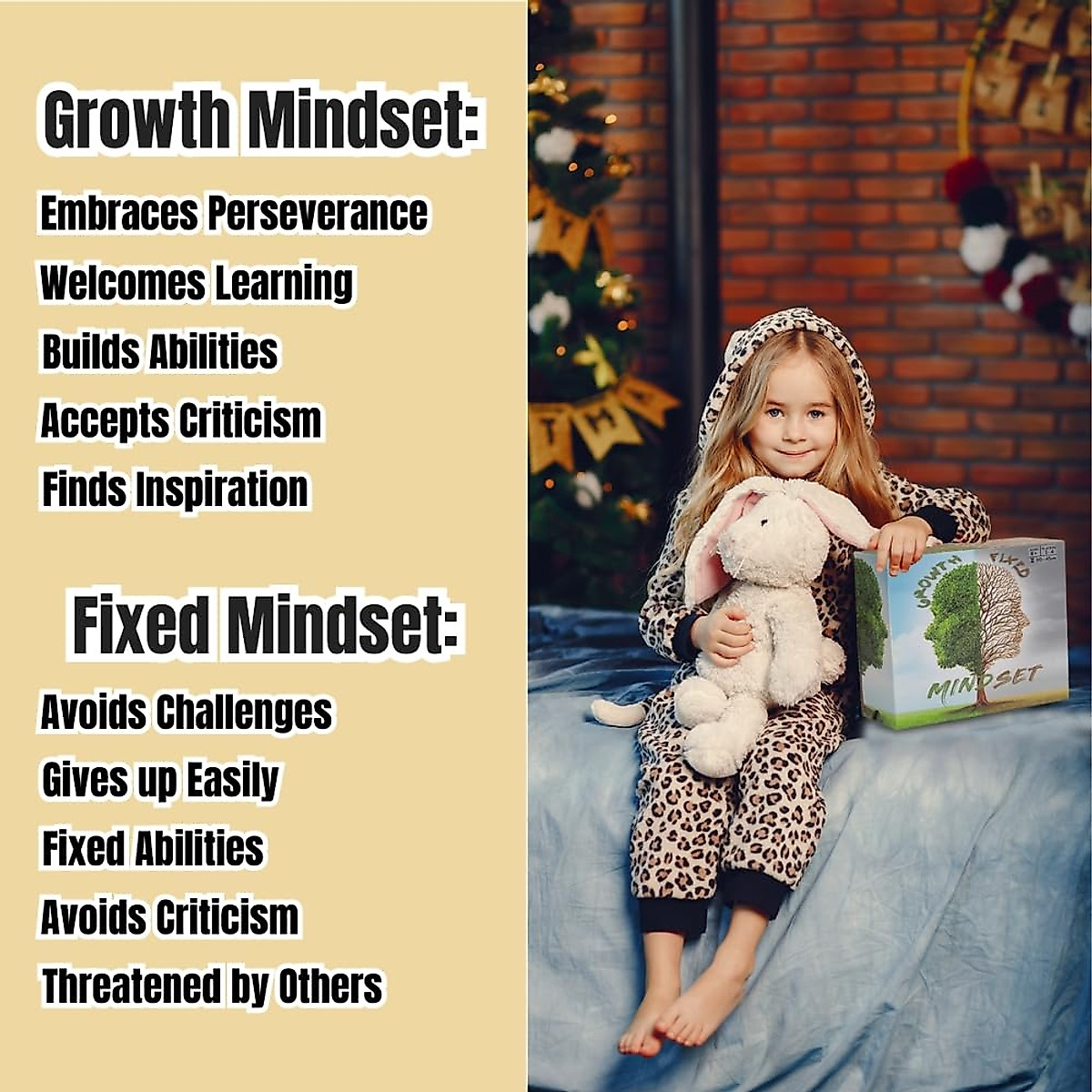 Thought-Spot: Growth/Fixed Mindset Card Game: Cultivates Coping & Social Skills; Develops Resilience; Reduces Meltdowns/Stress; Affirmation Cards; Autism-Friendly; Mindfulness; CBT; Ages 8+