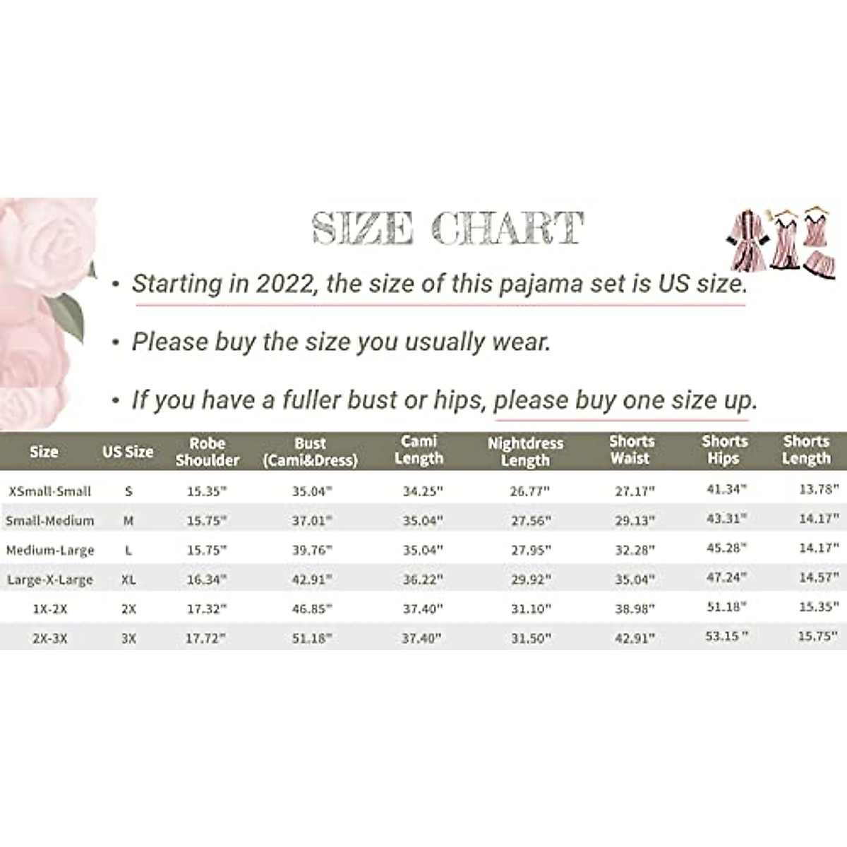 SAPJON Pajamas for Women Silk Pajama Set 4pcs Cami Top Shorts Nightgown Sleepwear Robe Sets Cute Stain Pjs for Women