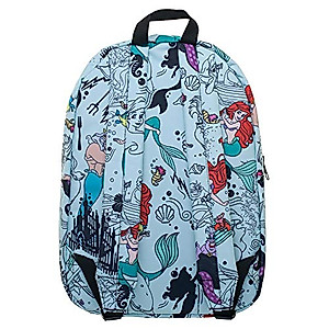 Disney The Little Mermaid Sublimated Print Backpack