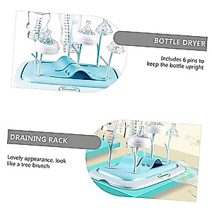 Alipis Bottle Drying Rack Baby Bottle Holder Portable Clothes Drying Rack Portable Dryers Utensil Drying Rack Basket Kitchen Dish Rack Organizer Milk Cup Drying Holder Cup Rack Small Mug