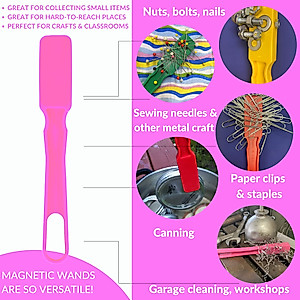 MR CHIPS Made in USA Magnetic Wand with 100 Bingo Plus Extra Pink