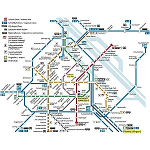 CafePress Vienna Metro Map Mug Ceramic Coffee Mug, Tea Cup 11 oz