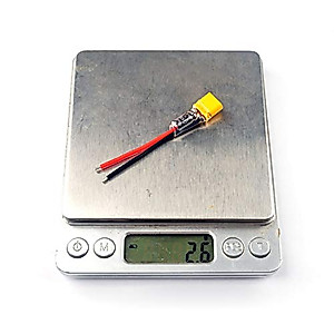 QWinOut XT30 Plug Pigtail Power Wire 100uF Capacitor for Mobula7 HD Sailfly-X TRASHCAN UR85 UR85HD Crazybee F3 / F4 PRO Parts (4 pcs)