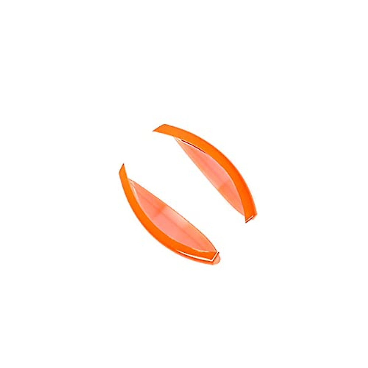 SZDEDA 2PCS ABS Handbrake Lower Cover Decorative Trim Fit for Jeep Wrangler JK 2011-2017 Interior Car Accessories (Orange)