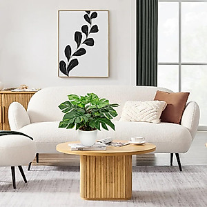 Hollyone Artificial Monstera Plant Faux Monstera Deliciosa Plant Potted Fake Tropical Plants in Pot for Indoor Outdoor Home Decoration