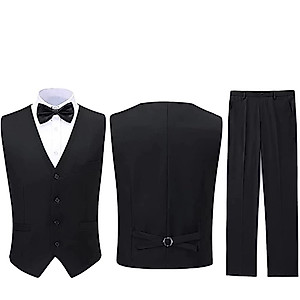 Men's Slim Fit 3 Piece Suit One Button Business Wedding Prom Suits Blazer Tux Vest & Trousers Royal Blue 6XL