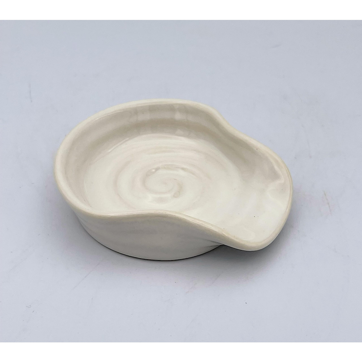 Coffee Spoon Rest, Teaspoon Rest (white)