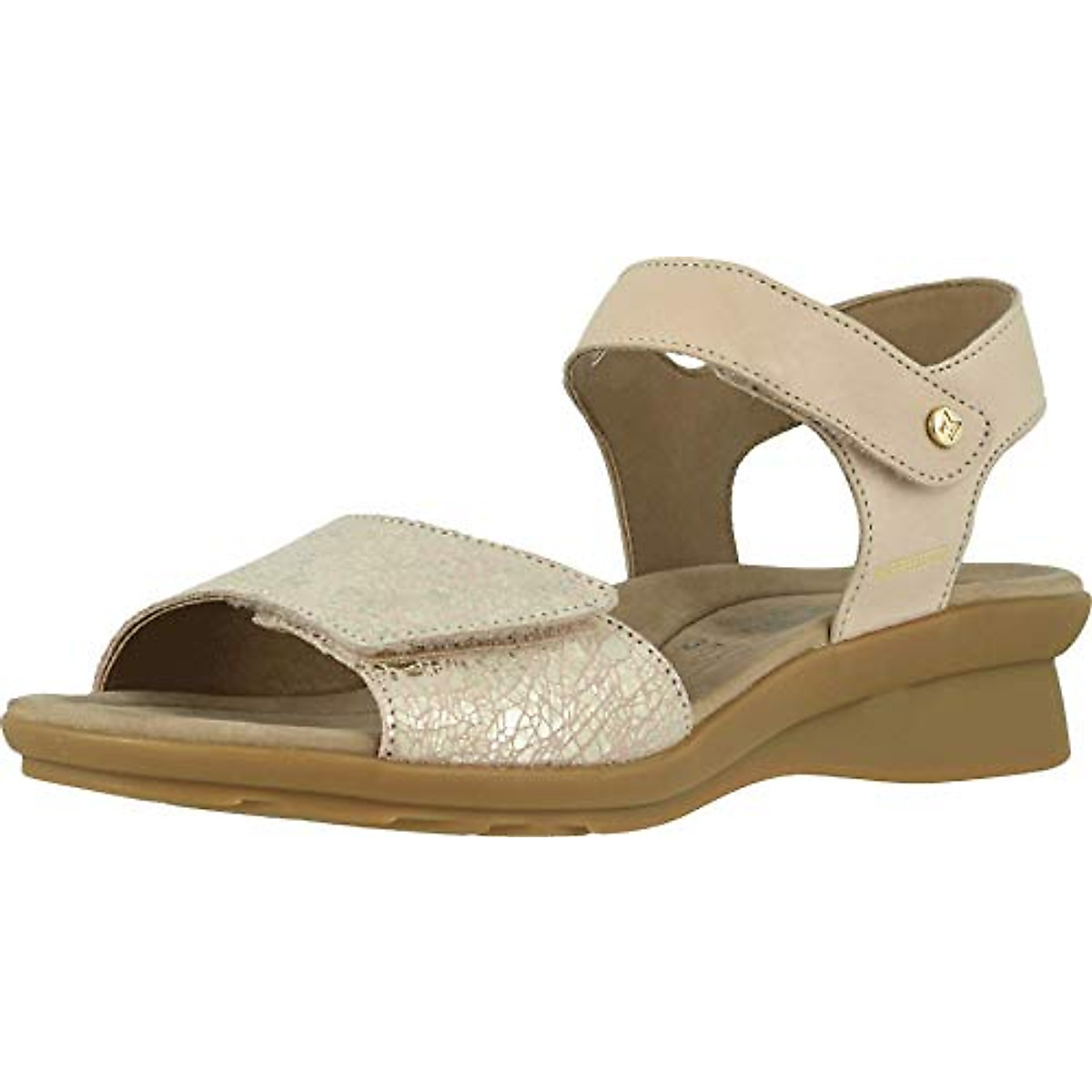 Mephisto Women's Pattie Sandal, Light Taupe/Nude, 7