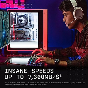 WD_BLACK 4TB SN850X NVMe Internal Gaming SSD Solid State Drive - Gen4 PCIe, M.2 2280, Up to 7,300 MB/s - WDS400T2X0E