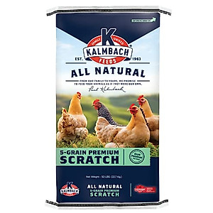 Kalmbach Feeds All Natural 5 Grain Premium Scratch Grain Treat for Chickens