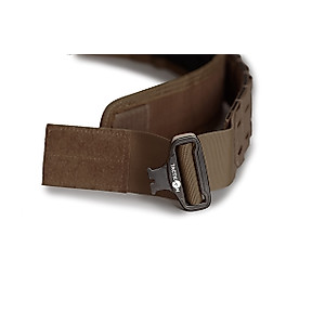 Tacticon Battle Belt | Padded Tactical Nylon Belts | Disabled Combat Veteran Owned Company | Heavy Duty Belt Quick Release Metal Buckle