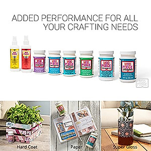 Mod Podge Super Thick Gloss (8-Ounce), CS11297 & CS11301 Waterbase Sealer, Glue and Finish, 8 Oz, Matte
