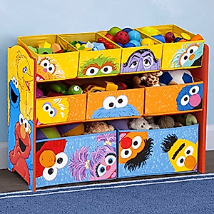 Delta Children Deluxe Multi Bin Organizer, Sesame Street