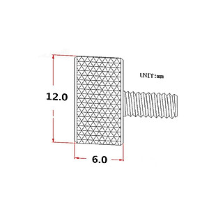 New Lon0167 Computer PC Featured Graphics Card Flat reliable efficacy Head Knurled Thumb Screws Sky Blue M3.5x6mm 4pcs(id:7a4 0c 65 55d)