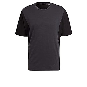 adidas Men's Well Being Tee, Carbon, XX-Large