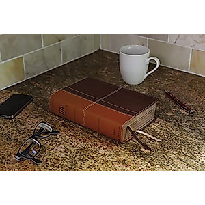 NIV, Life Application Study Bible, Third Edition, Personal Size, Leathersoft, Brown, Red Letter